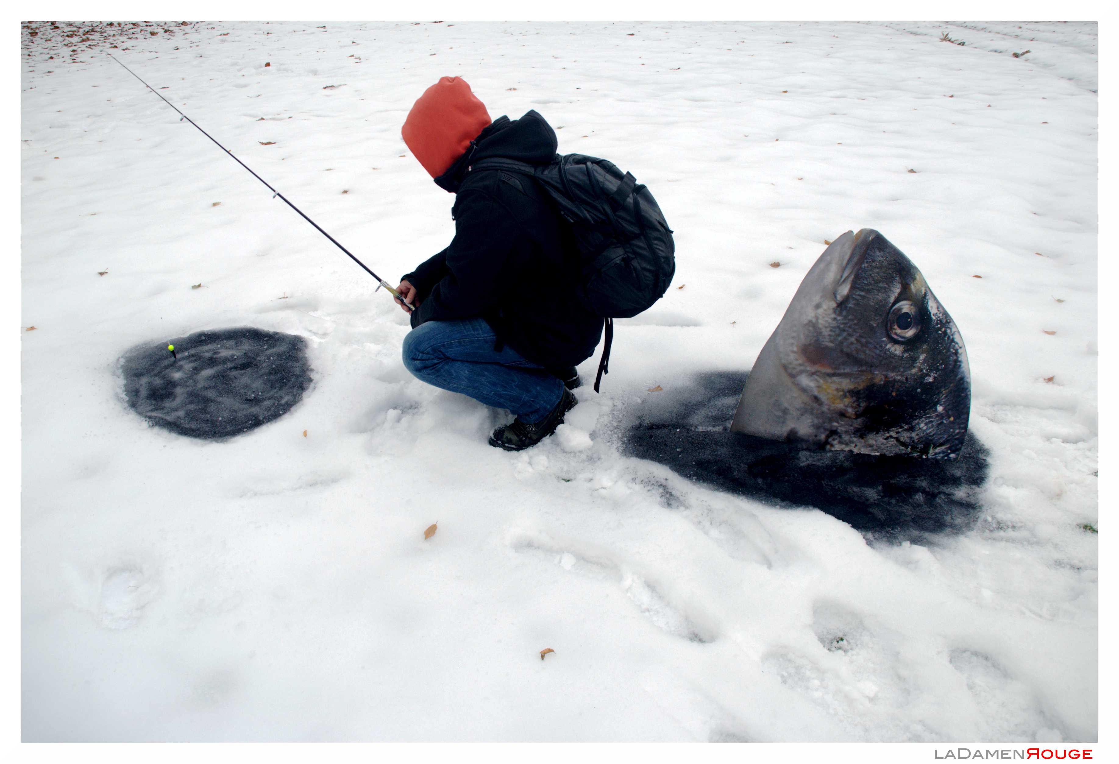 Pêche miraculeuse à Saint-Etienne signée Ladamerouge