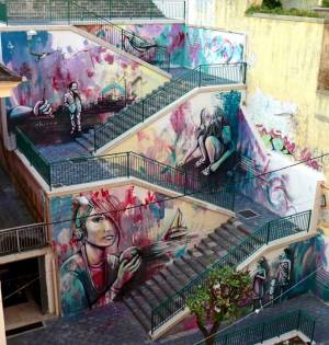 Alice Pasquini /// Hommage à Alfonso Gatto, Salerne