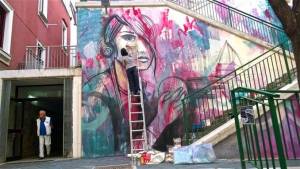Alice Pasquini /// Hommage à Alfonso Gatto, Salerne