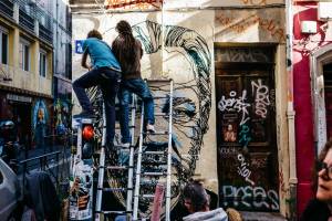 Mahn Kloix /// Julian Assange sur le Cours Julien, Marseille