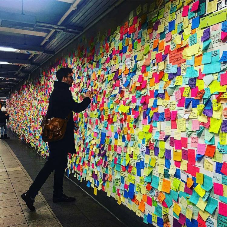 Levee /// Subway Therapy : Mots pour maux - New York