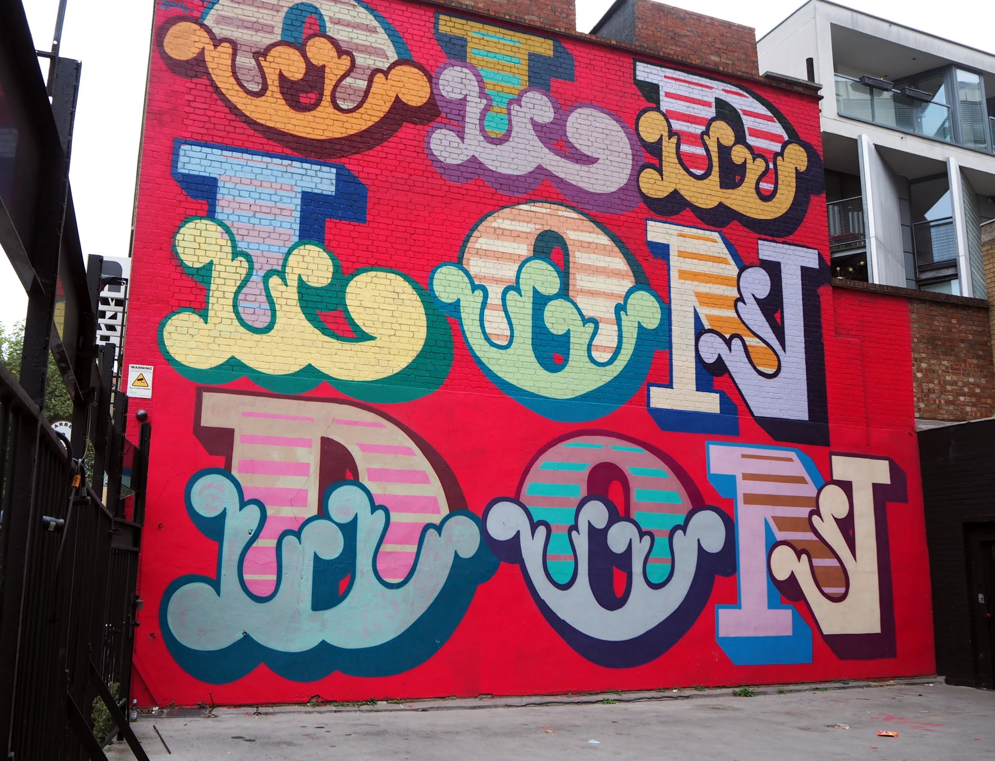 Ben Eine /// "Old London", Shoreditch, Londres