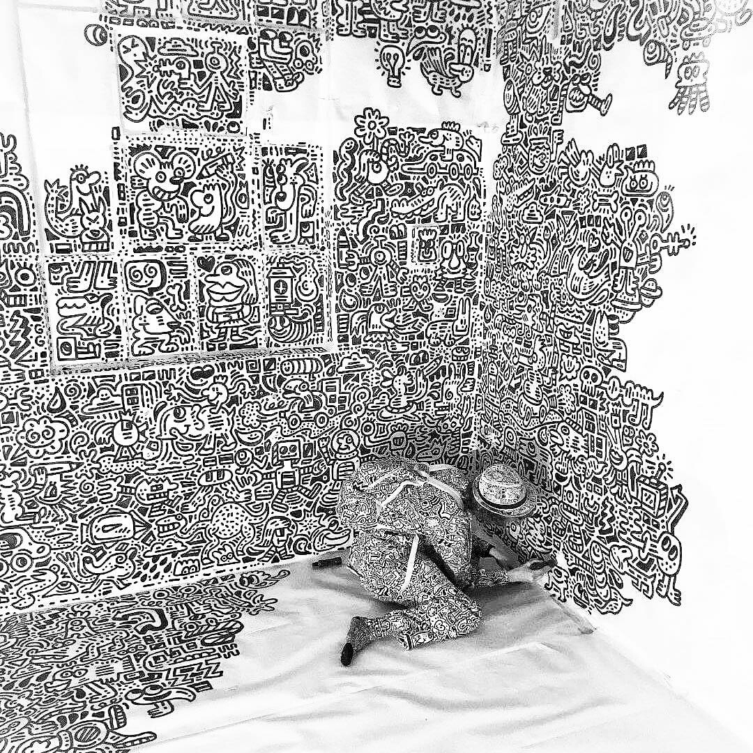 The Doodle Man /// The London Illustration Fair 2016