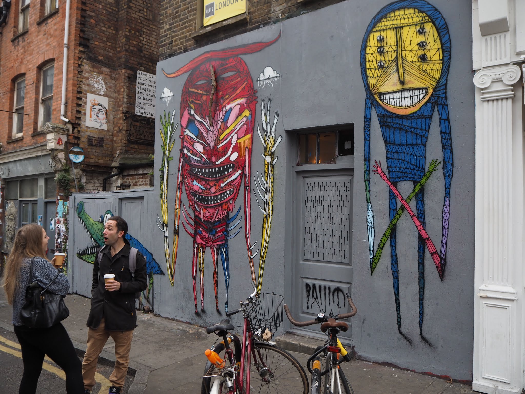 Bault /// Bestiaire fantastique et coloré sur Hanbury, Londres