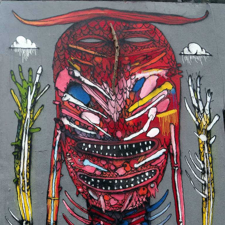 Bault /// Bestiaire fantastique et coloré sur Hanbury, Londres