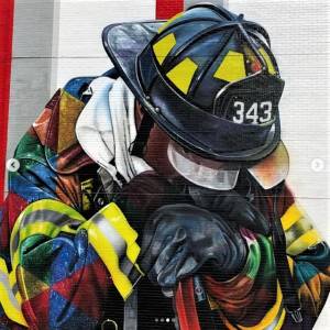 Eduardo Kobra /// Hommage aux « Braves » du 9/11, New-York, USA