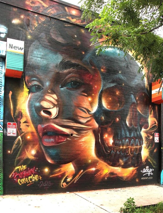 Enzo /// « Life and Death » - The Buschwick Collective, Brooklyn, NYC, USA